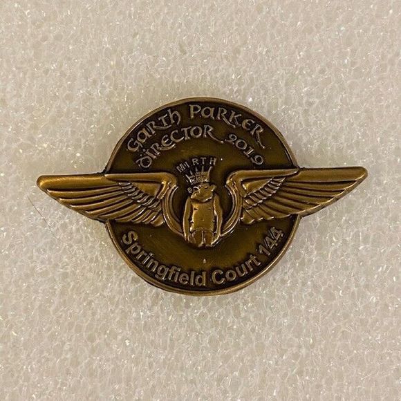 Accessories | Royal Order Of Jesters Roj 219 Wing Billiken Mirth Bronze ...